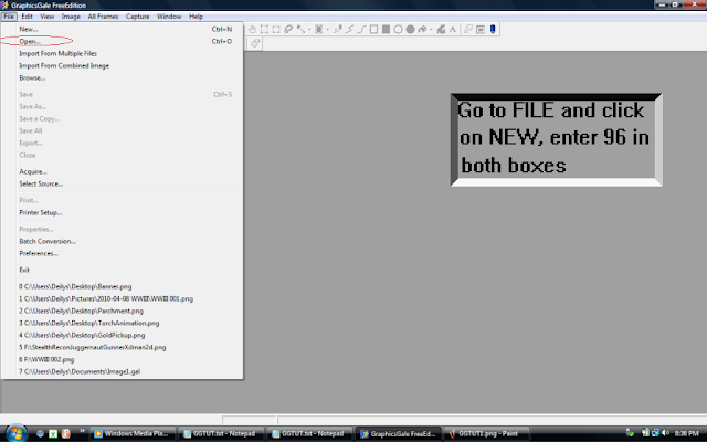 Dman 2D: Making a Sprite Sheet with GraphicsGale TUTORIAL