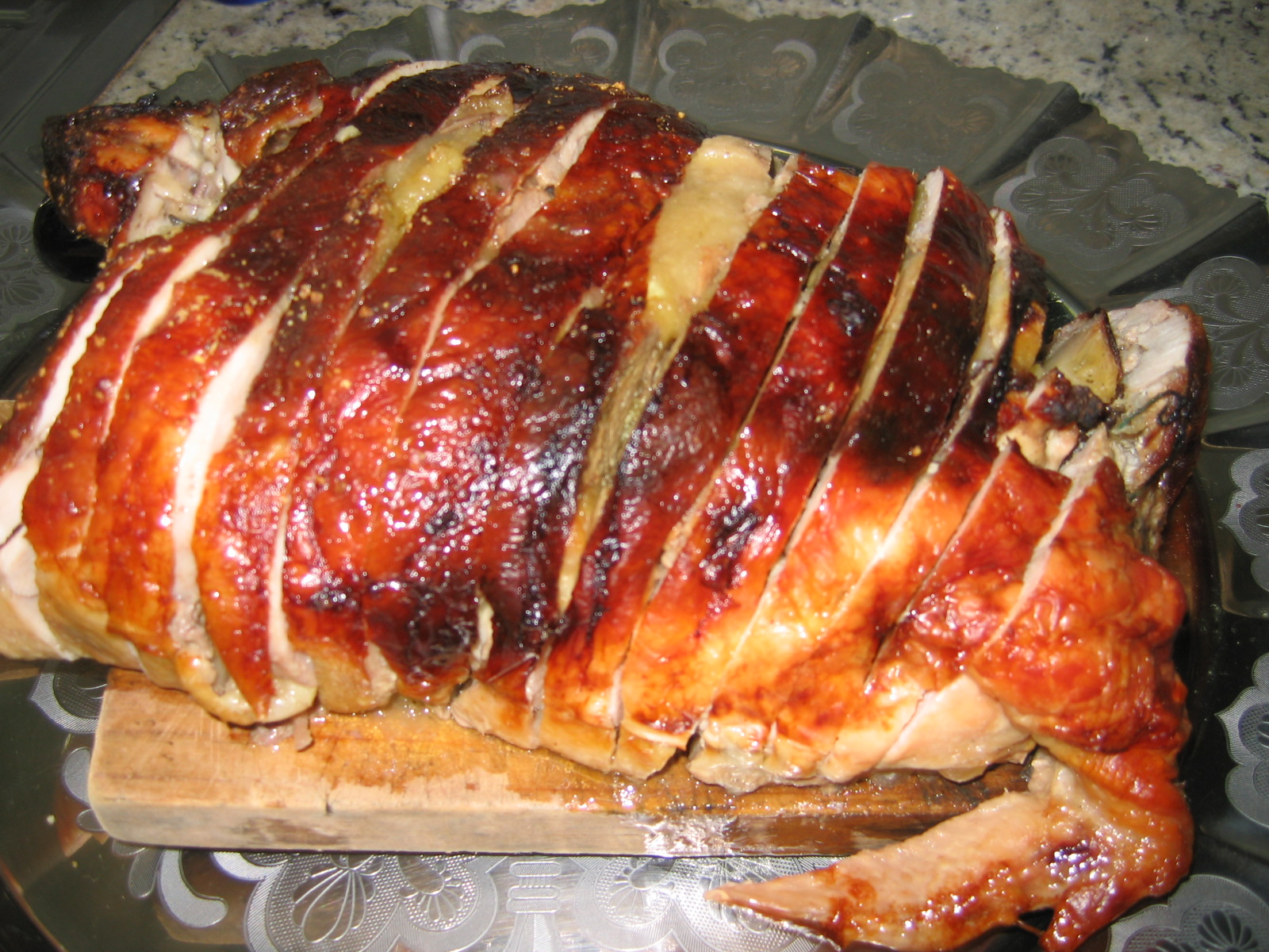 receitas rituais do caminho do Açude: CHESTER ASSADO COM MAÇÃS “PASCHOAL”