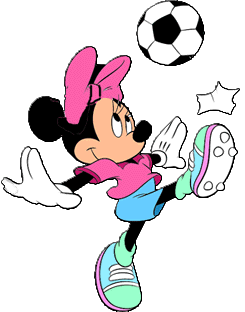 Copie & Cole: Minnie - Esportes