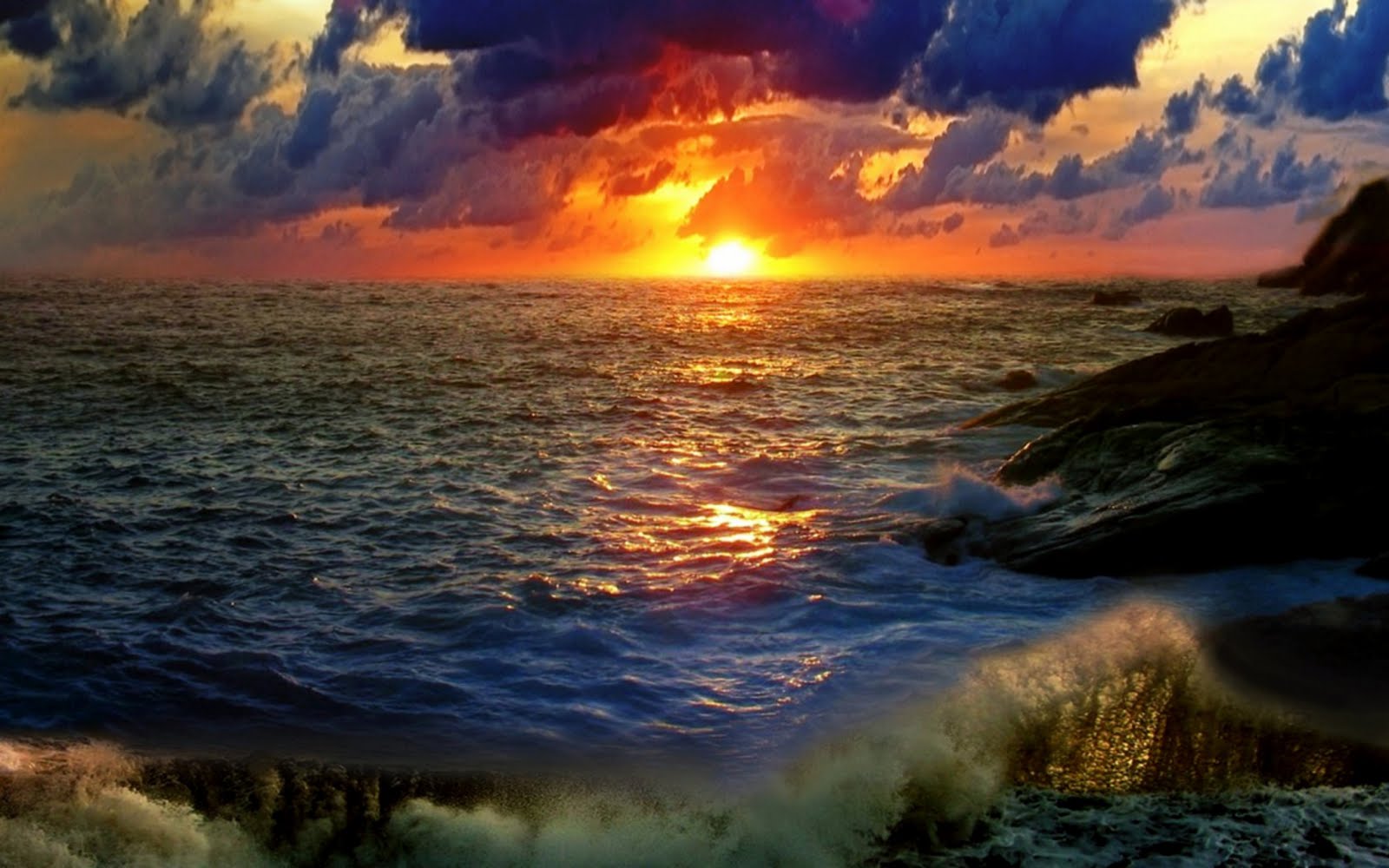 BEAUTIFUL ISLAND: Ocean Sunset