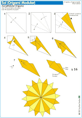 Bruno origami: Origami Sol