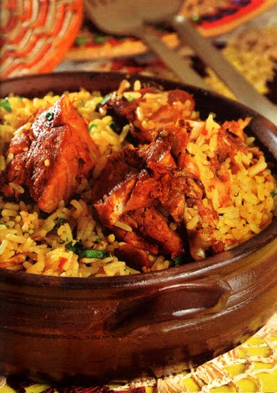 Flavors of Brazil: RECIPE - Guinea-fowl with Rice (Capote com Arroz)