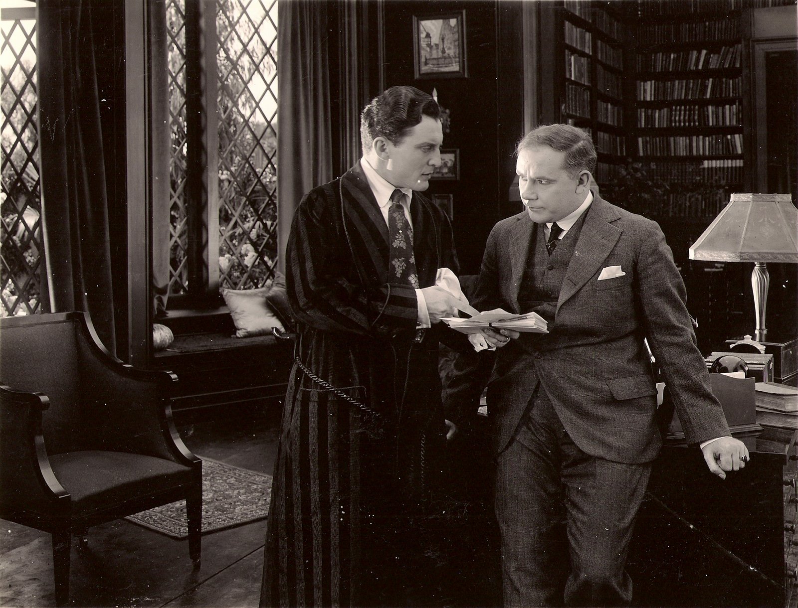 Who Are These Silent Hollywood Stars?: Who are these serious actors?