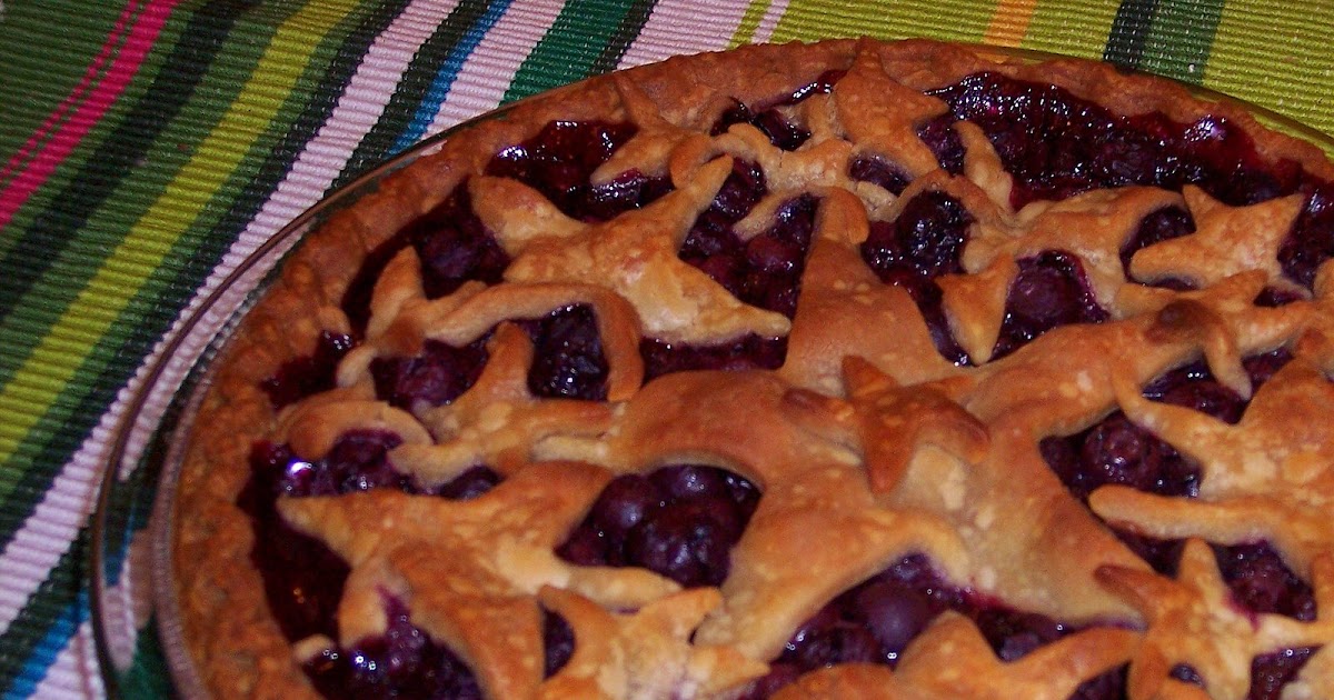 Veggie Terrain: Starry Vegan Blueberry Pie