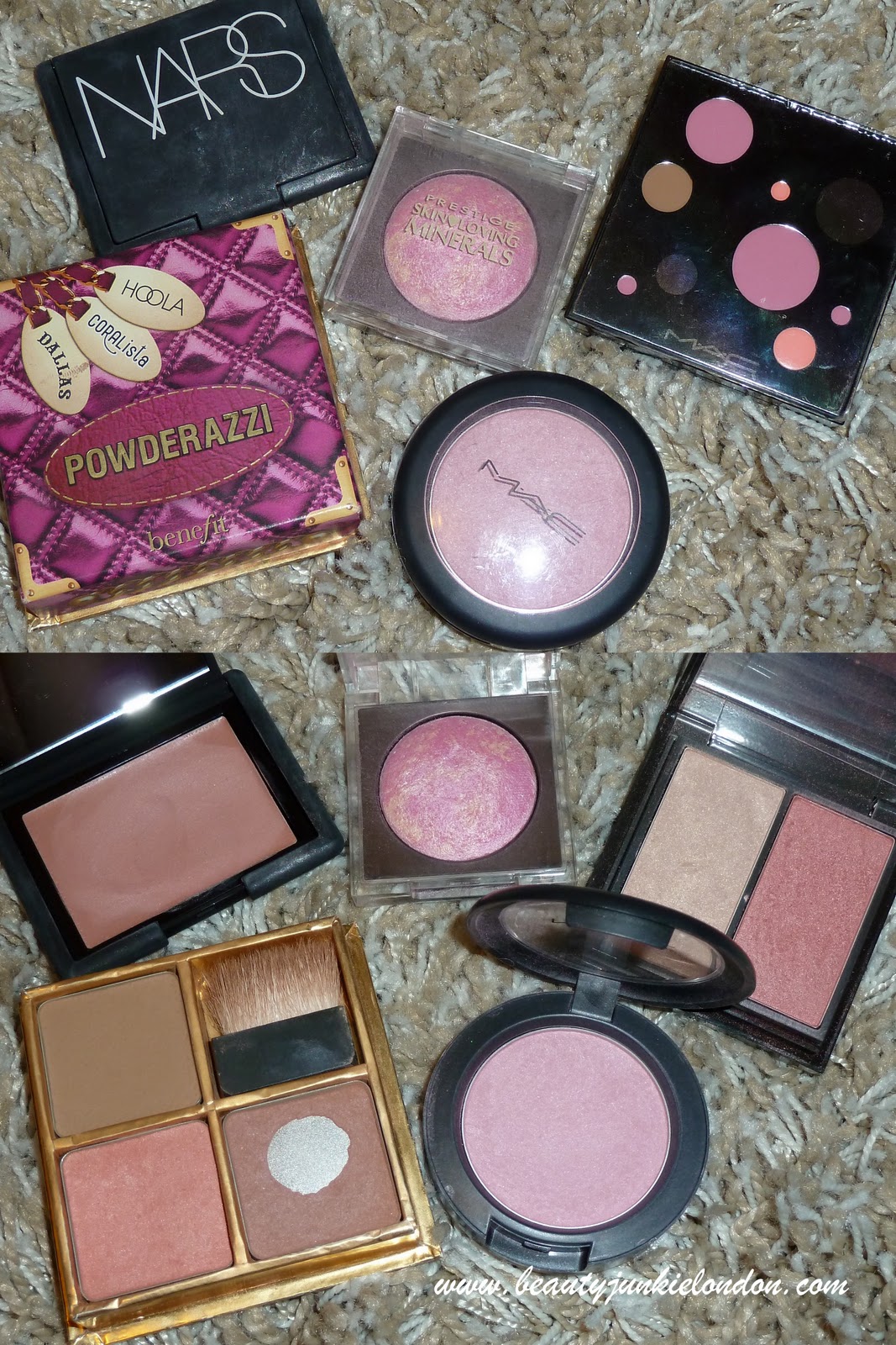 My five favourite: blushers