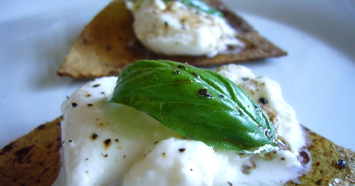 The Tasty Memoir: Recipe: Burrata Cheese with Fresh Basil over Multi ...