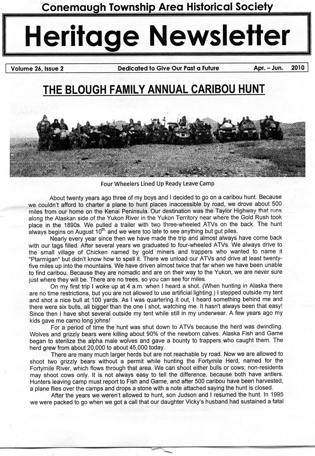 Dad's Bible Blog: The Blough Family Annual Caribou Hunt