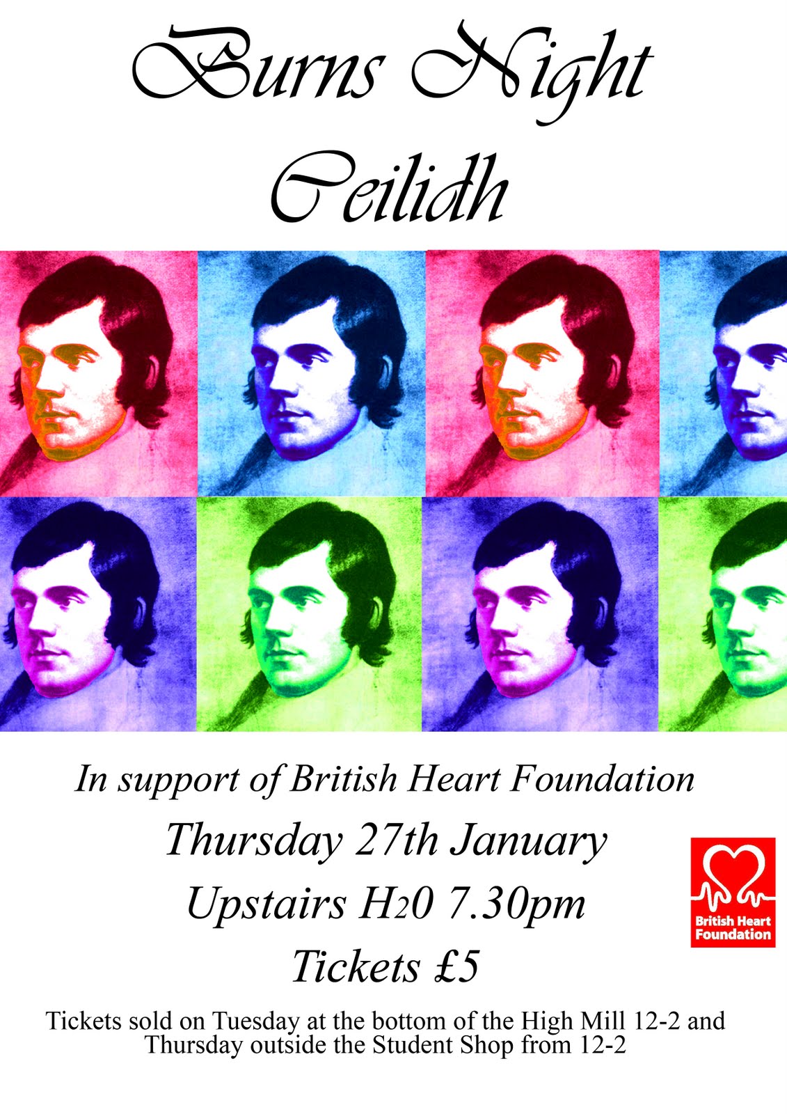 Elephant Paws: Burns Night Poster