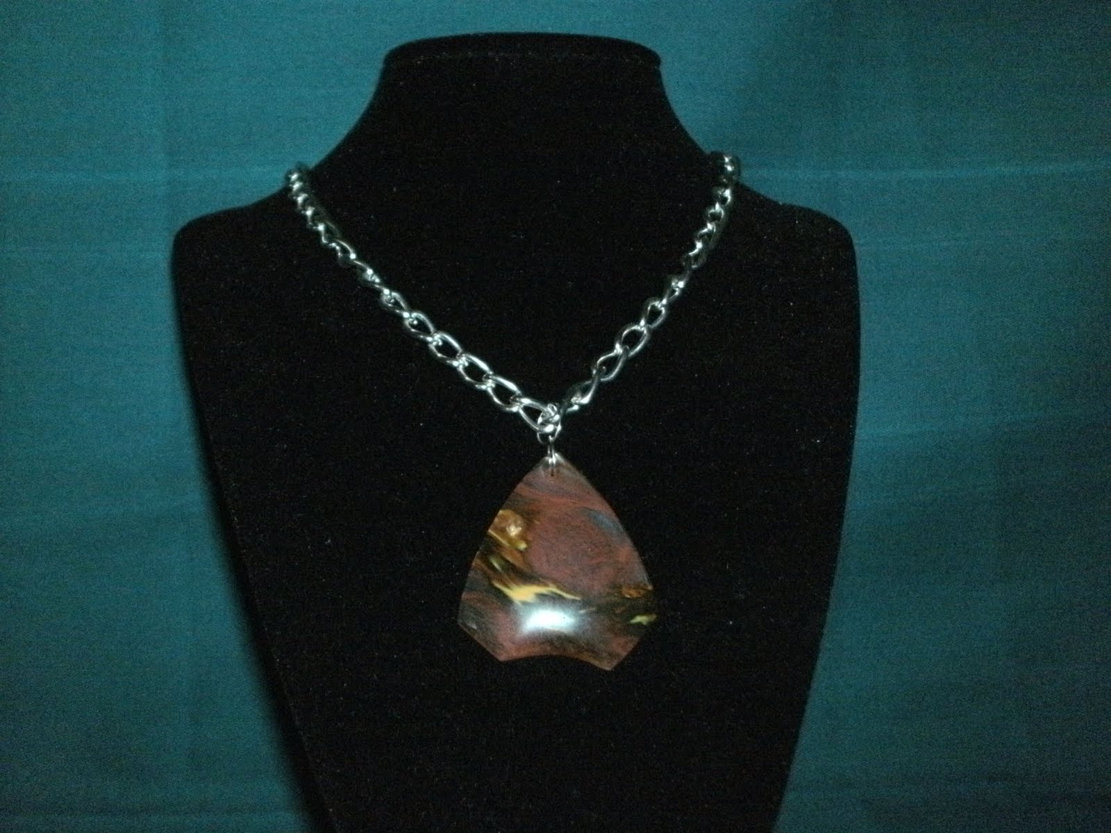 Shamrock Gems Custom Jewelry: Cherry Quartz arrowhead shaped necklace