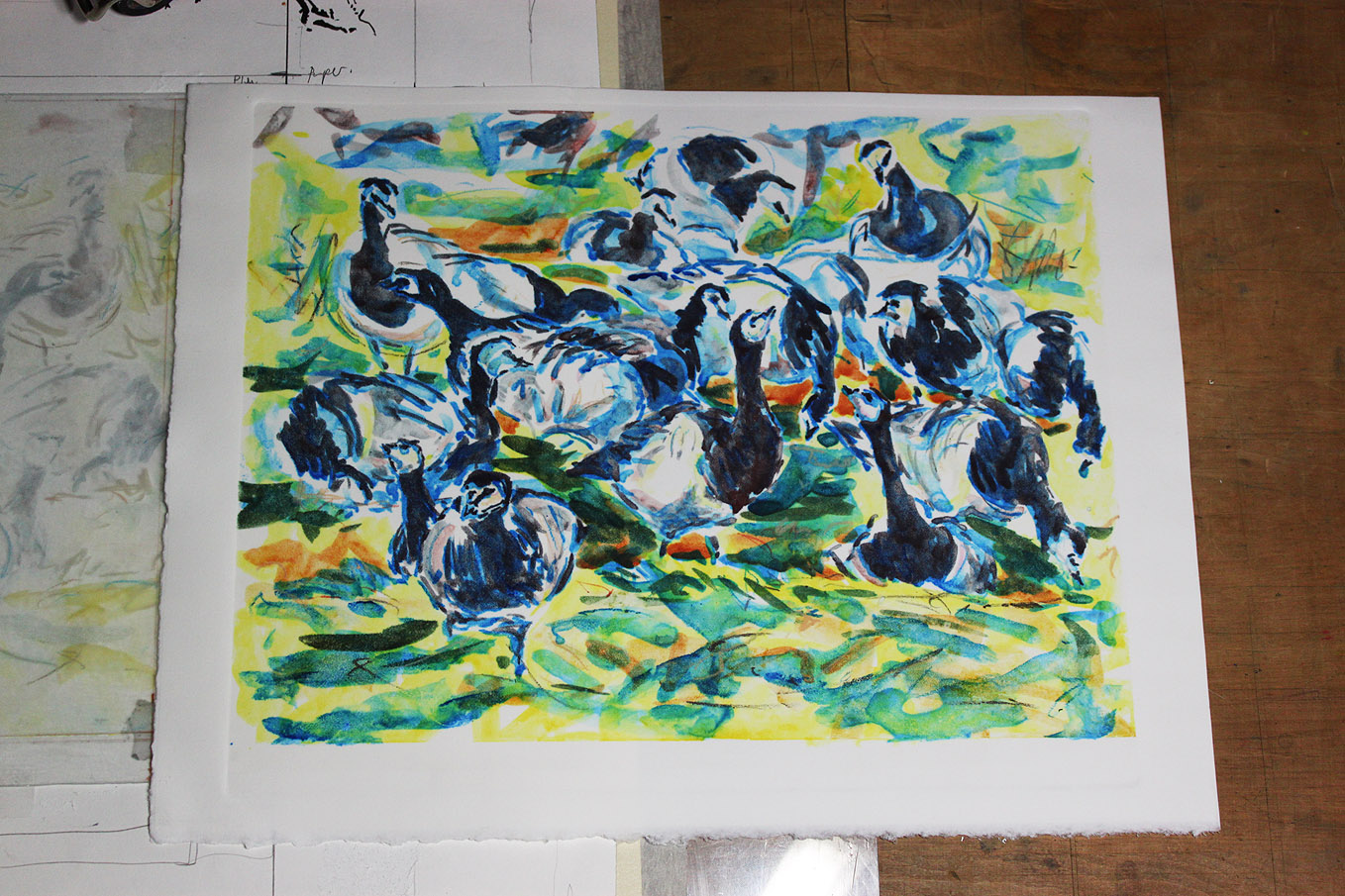 Drawing Blog: Monotype Printing