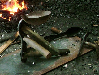 Rural Blacksmith: Casting Pewter Spoons: Part I