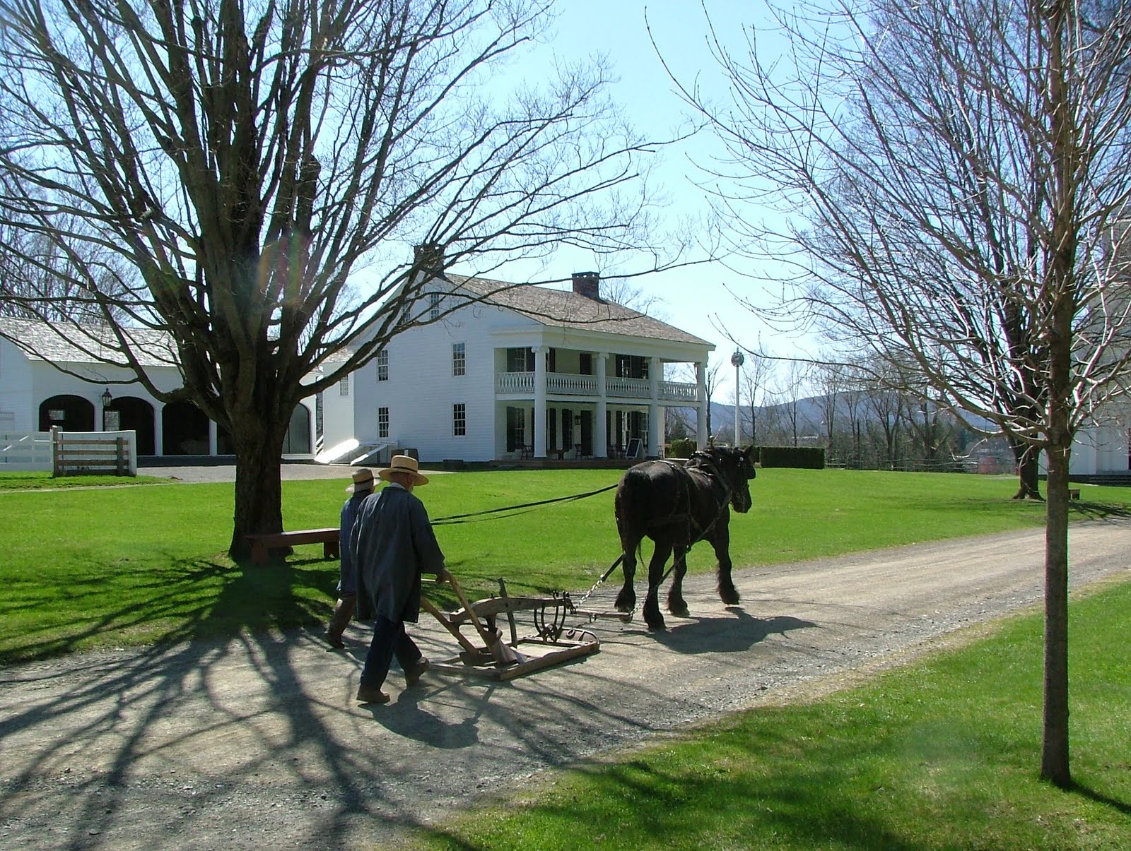 Rural Blacksmith: Fresh Tilled Soil: Using the 1830’s Horse-drawn Plow