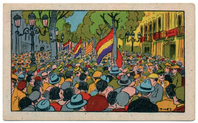 La Estantería de Arriba: ~ Colección de Cromos Republicanos
