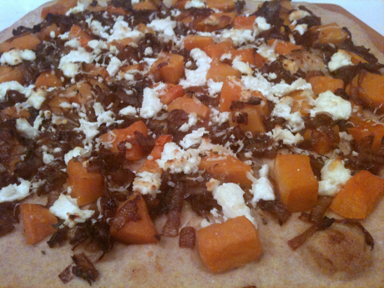 Needle and Spatula: Delicious fall pizza with butternut squash and goat ...