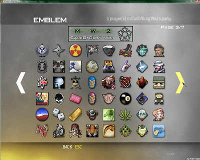Two Bowls For Breakfast: modern warfare 2 emblems & titles