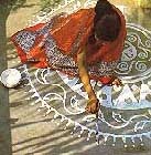 Alpana – The White Patterns or Designs In Bengal - Symbolism - Meaning ...