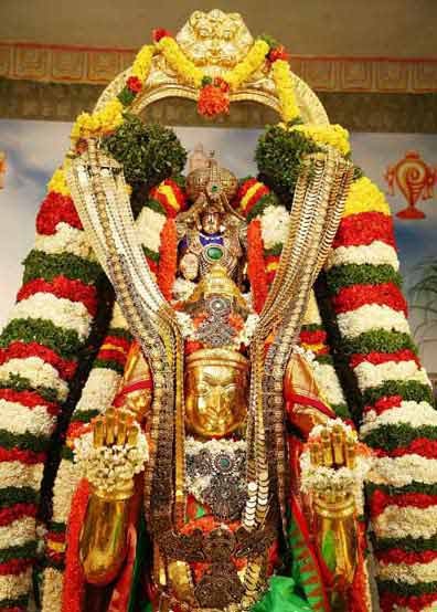 Garuda Vahanam Procession during Sri Vari Brahmotsavam at Tirupati ...