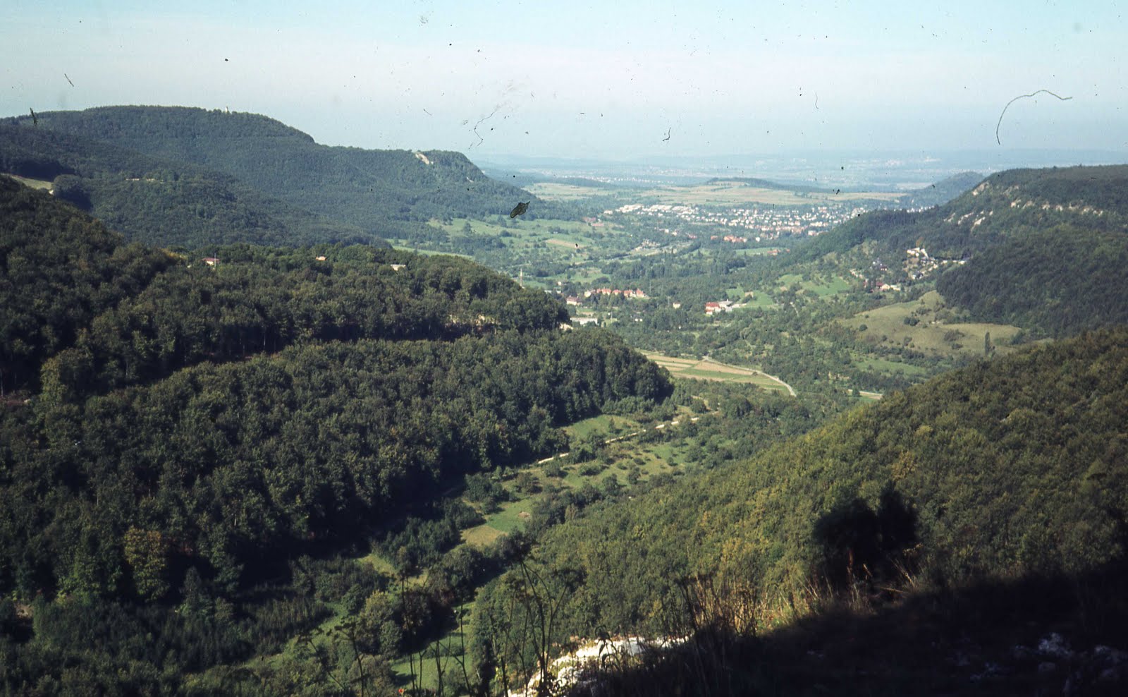 Pfullingen: Blick über das Echaztal in Richtung Pfullingen
