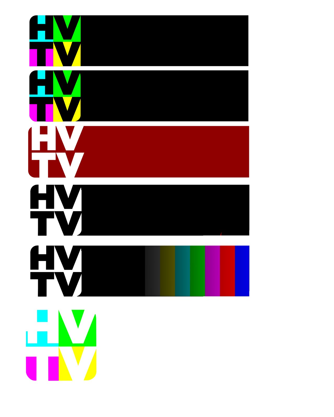 Amy's Internship 2010: HVTV Logo Variations