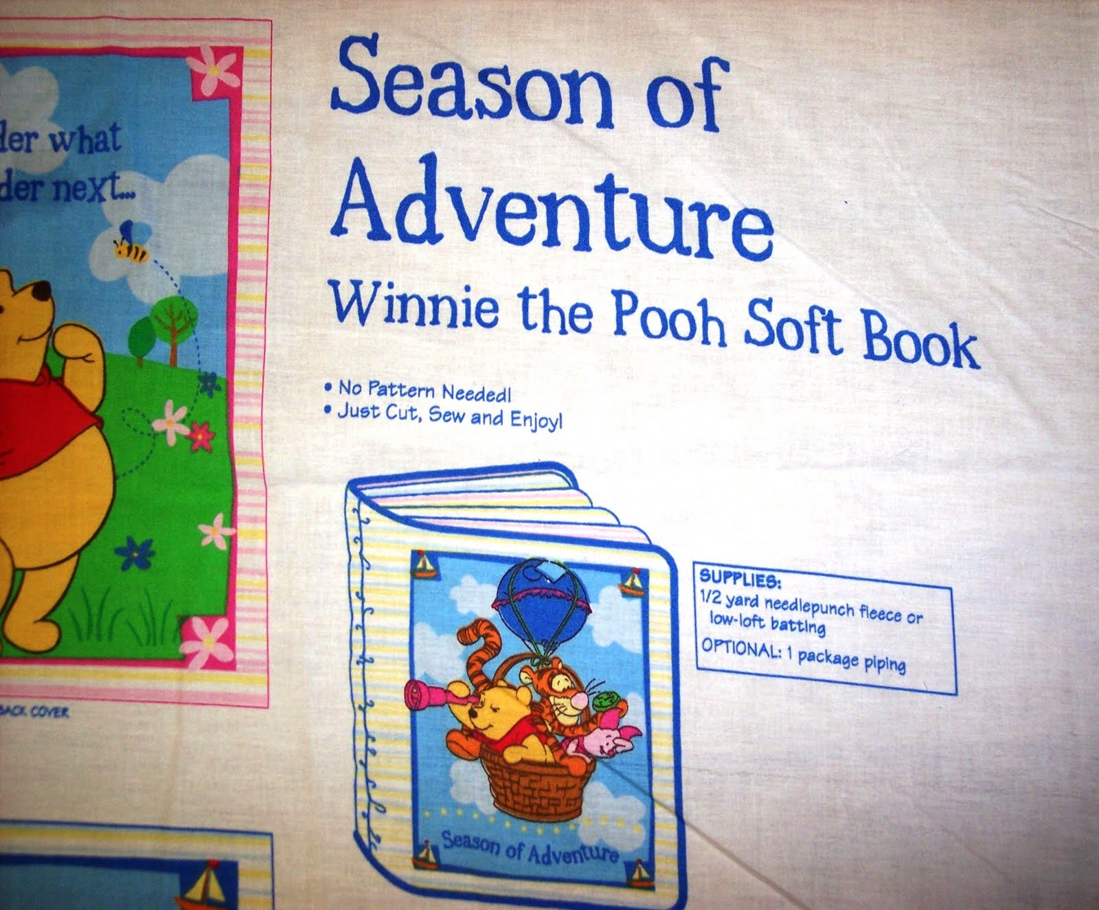 The Quilter's Bag: Baby Story Book Panels- SOLD OUT