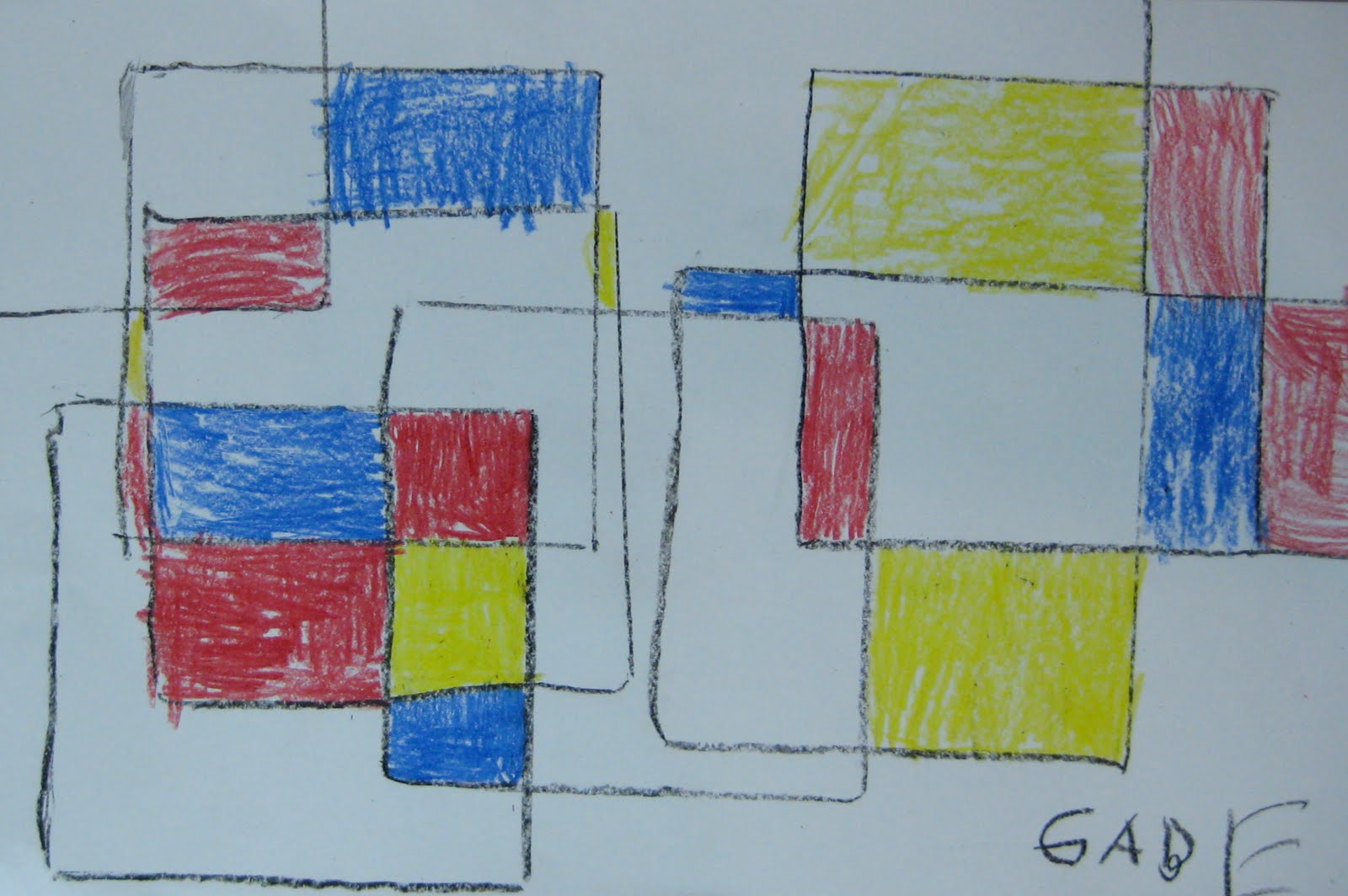 Easy Mondrian • TeachKidsArt