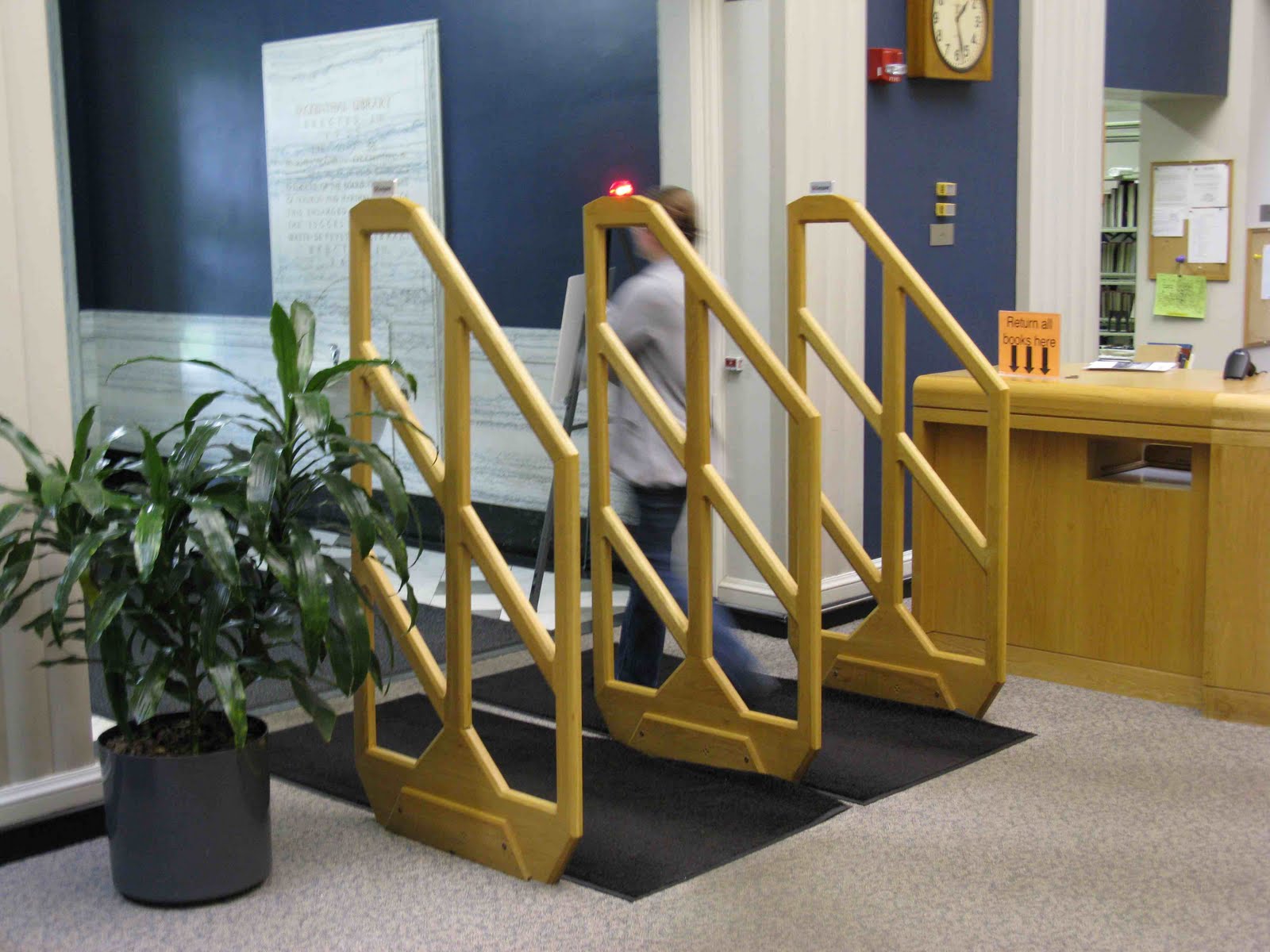 Library as Visual Workplace: Security Gate as Visual Minisystem