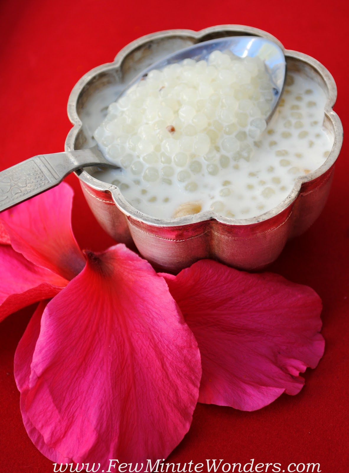 15 minutes Sago/Sabudana Kheer/ Javvarisi Payasum/ Tapioca Pudding ...