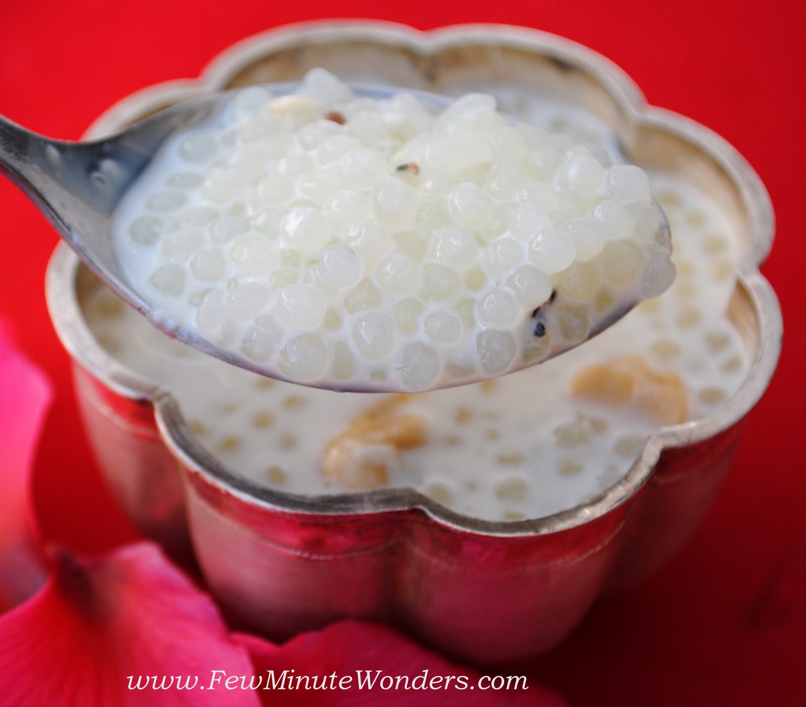 15 minutes Sago/Sabudana Kheer/ Javvarisi Payasum/ Tapioca Pudding ...