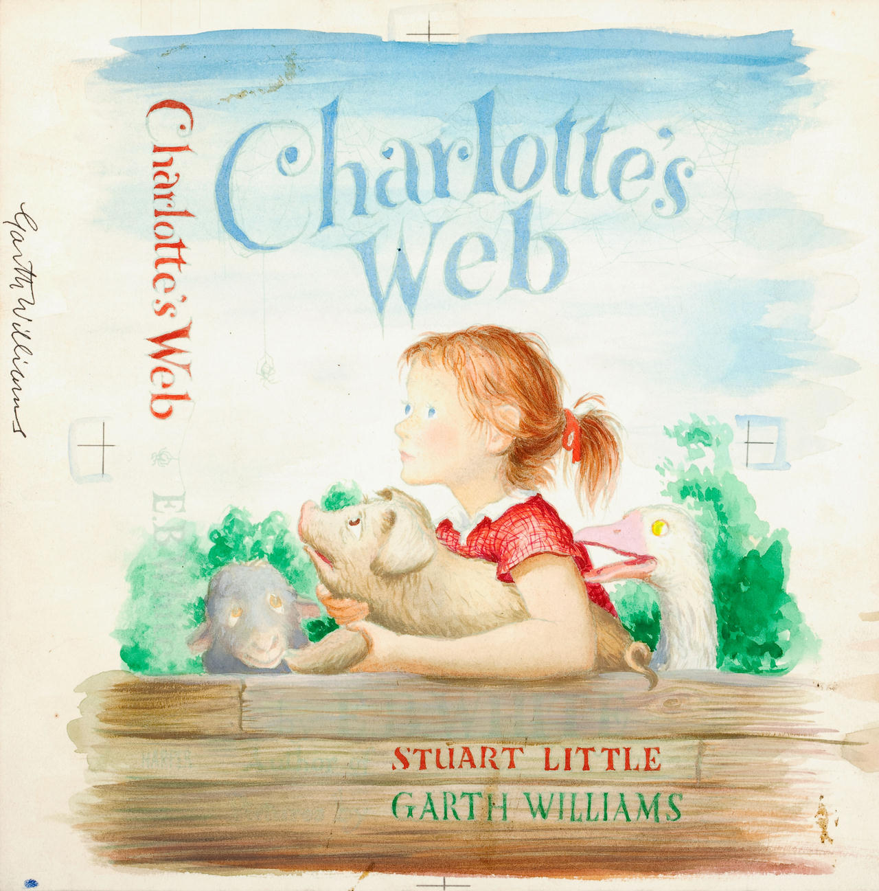 Hairy Green Eyeball II: Garth Williams original art scans