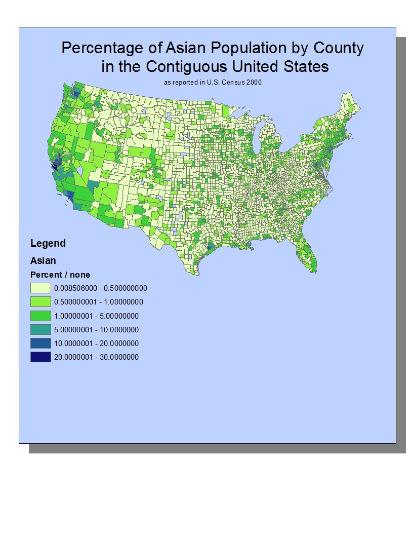 My Backyard: Mapping the Census: Race percentages for the Continental ...