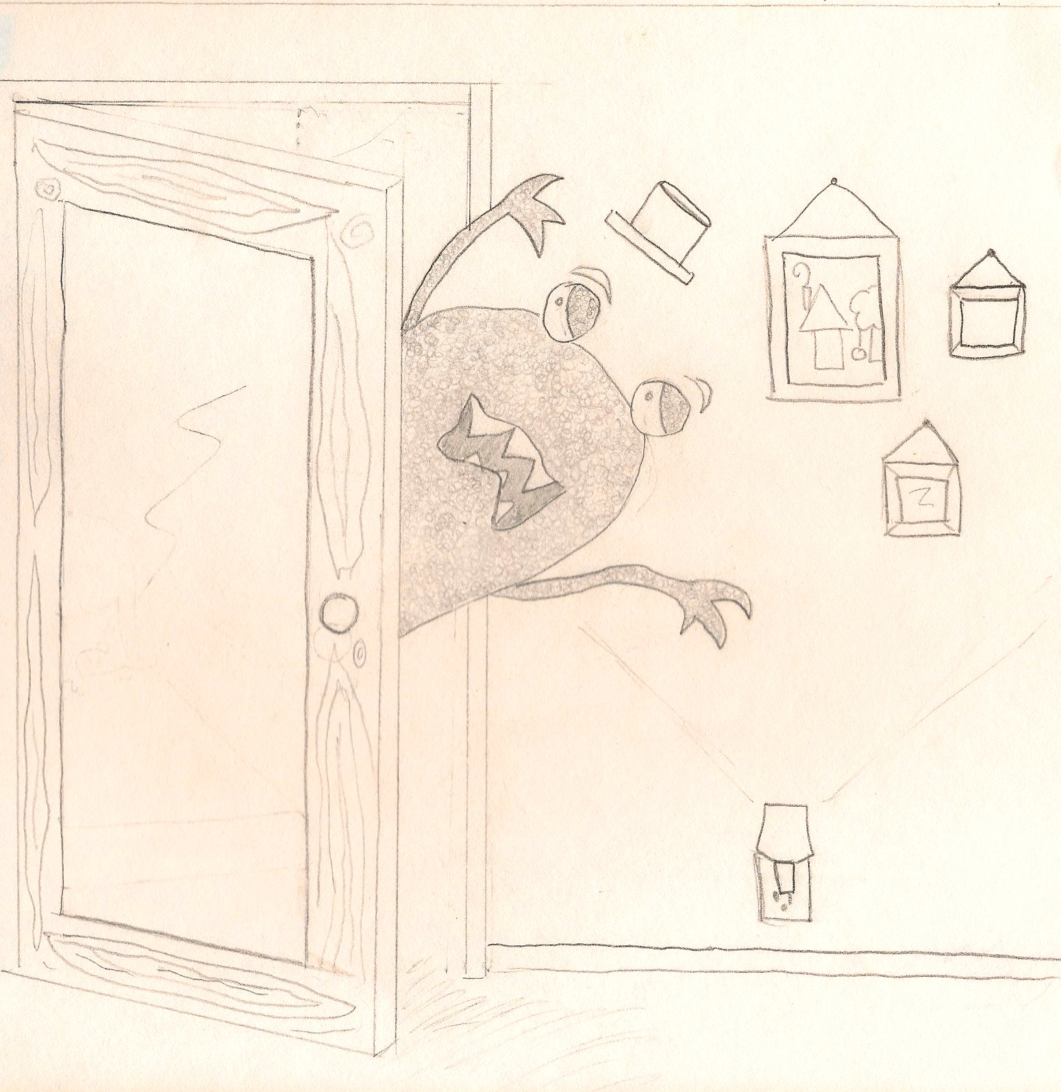 art and musings: Closet Monster