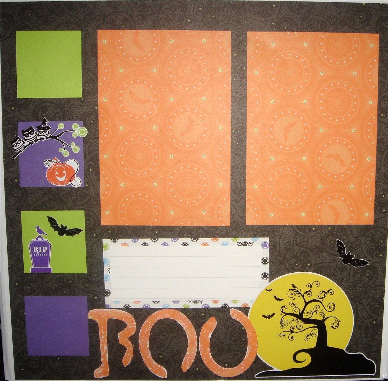 Helen's Creative Corner: New Halloween layout