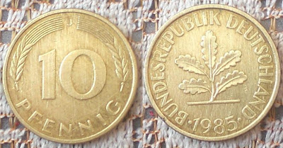 My coin collection: German pfennig