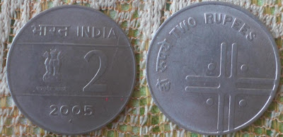 My coin collection: Two rupee coins: Republic India-II