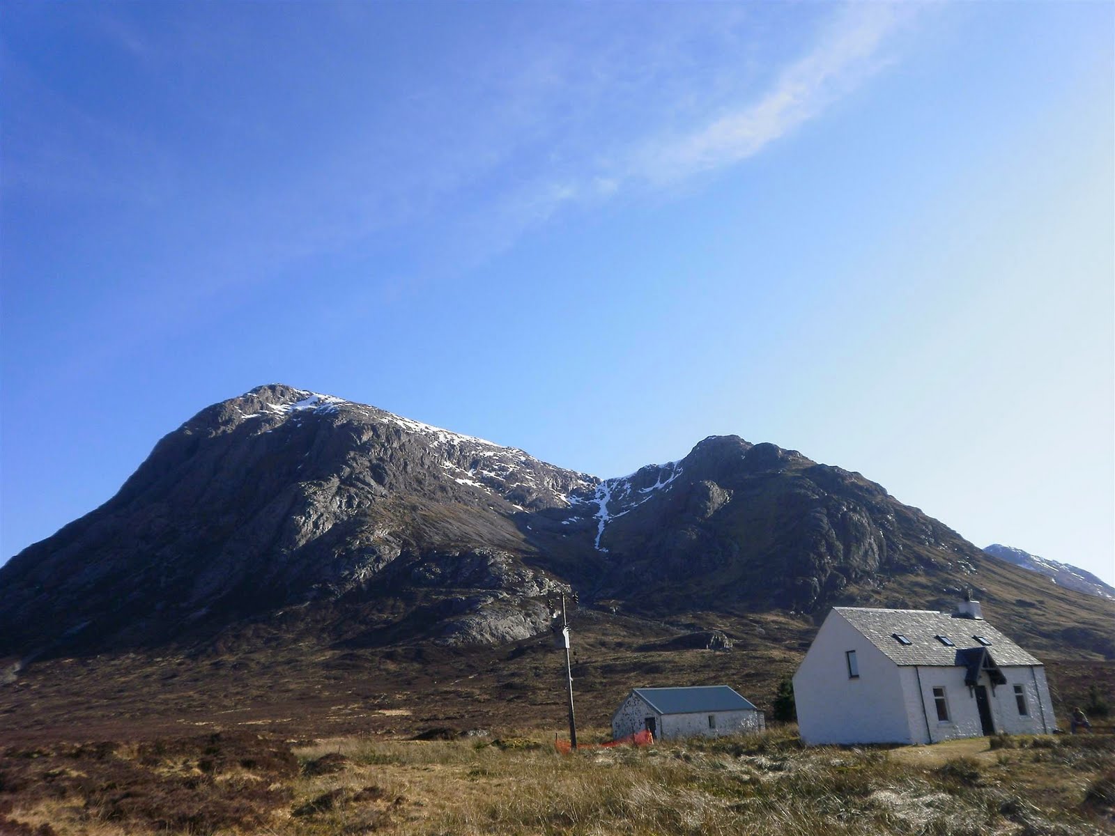 At The Bealach: Curved Ridge, Buachaille Etive Mor