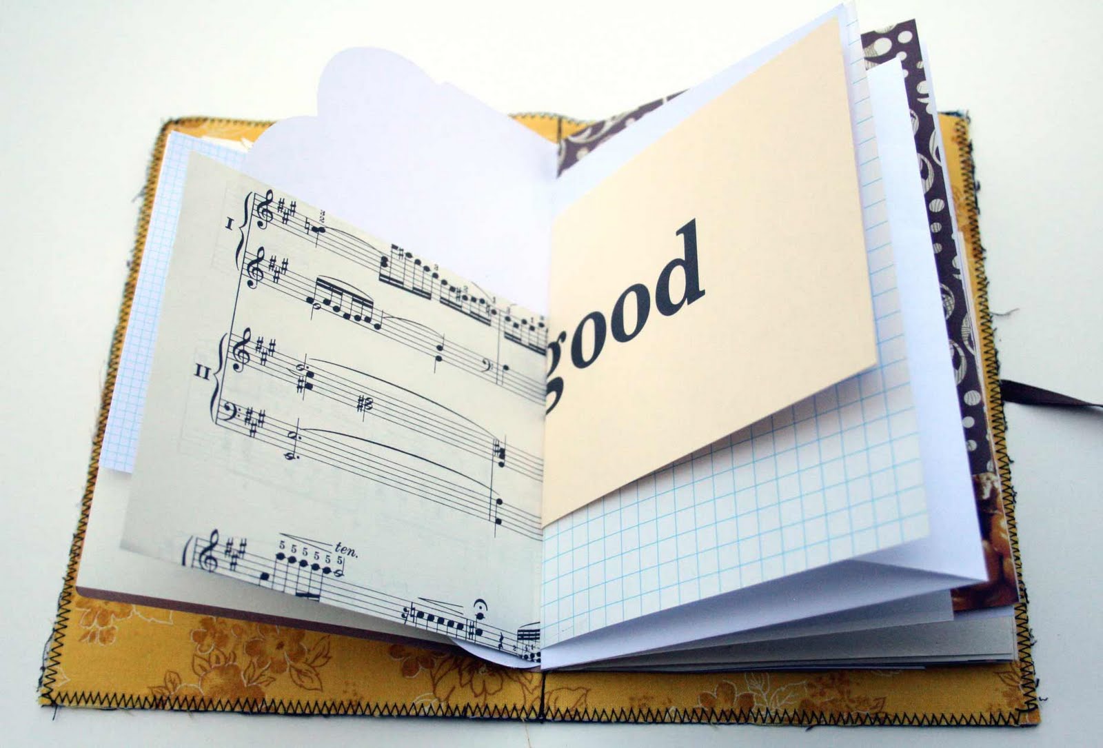 The Creative Place: Hello, Fall: Mixed Paper and Fabric Mini Album