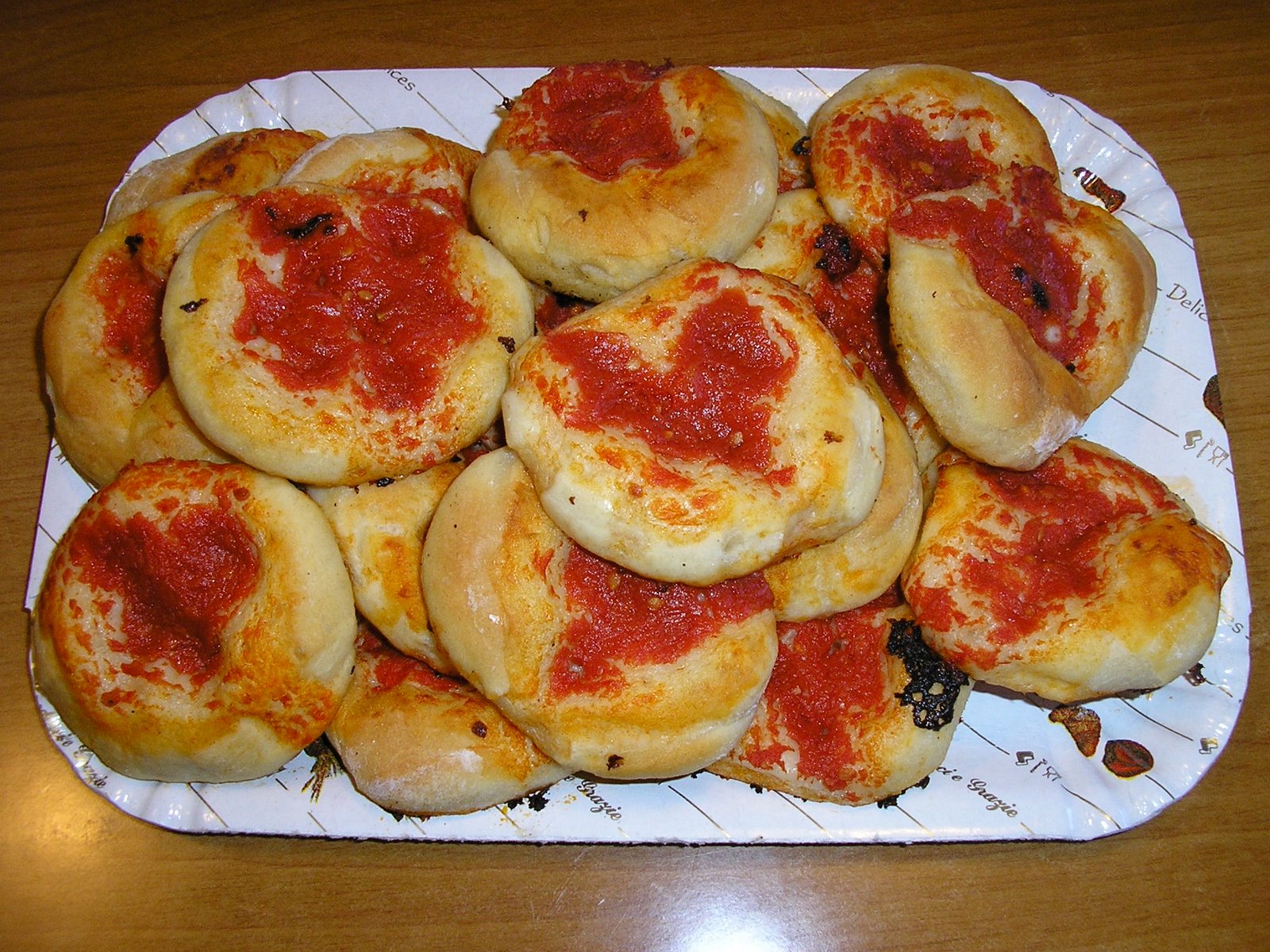 Il Salato: PIZZETTE ROSSE