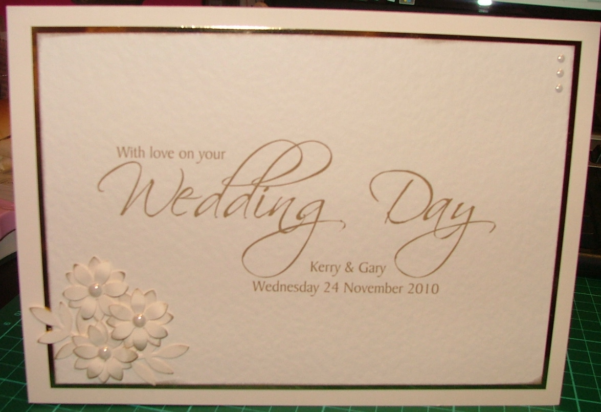 Rosie's Cards: Modern Wedding Card