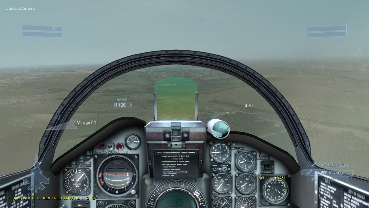 Maria Croitoru: Tom Clancy's H.A.W.X - Cockpits