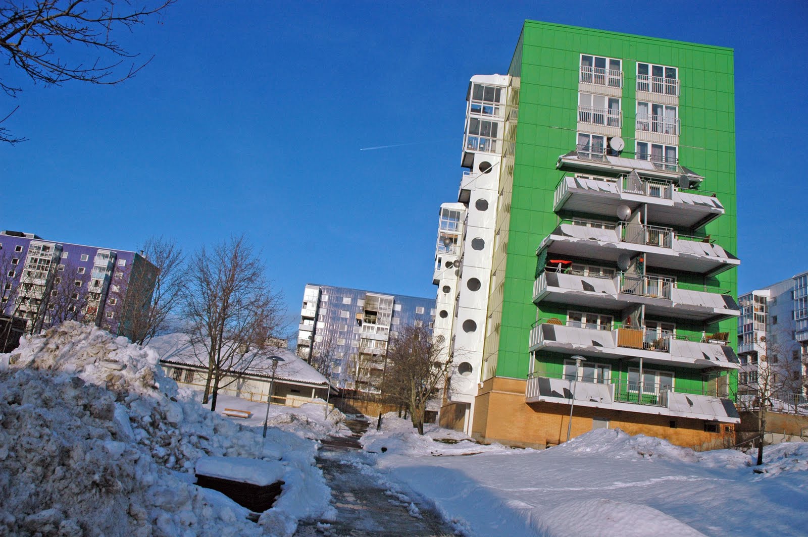 storstockholm: Flemingsberg i plusgrader!
