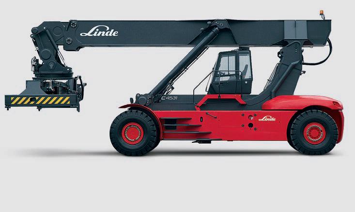 Linde Material Handling: Reach Stacker C 4026-4535