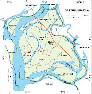 Minhazlife: Munshigonj Gazaria: Gazaria Upazila Map