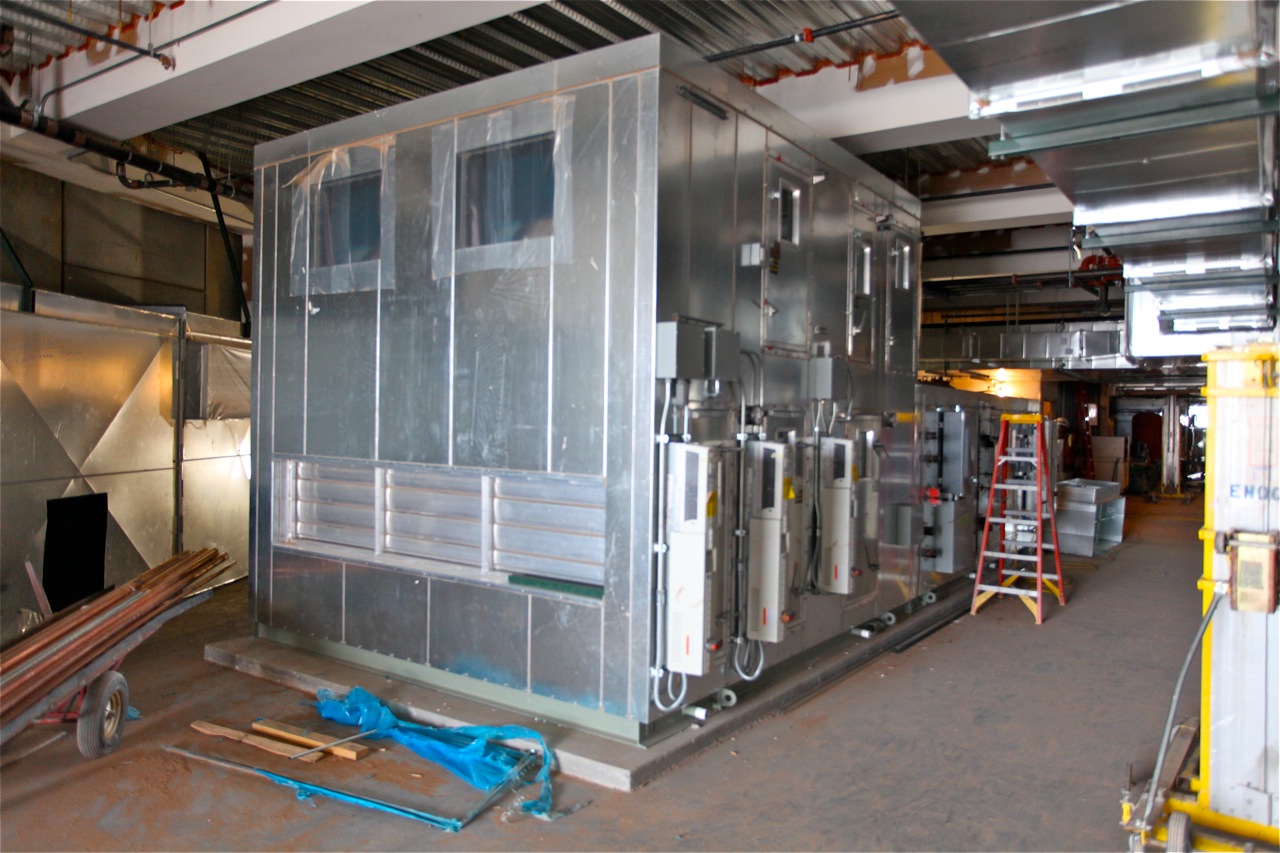 Spaceport America Construction Status: Terminal Hagar Facility heating ...