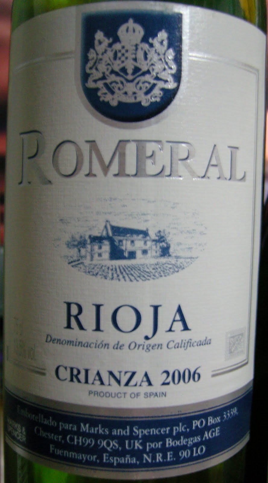 V3 vin: Romeral - Rioja