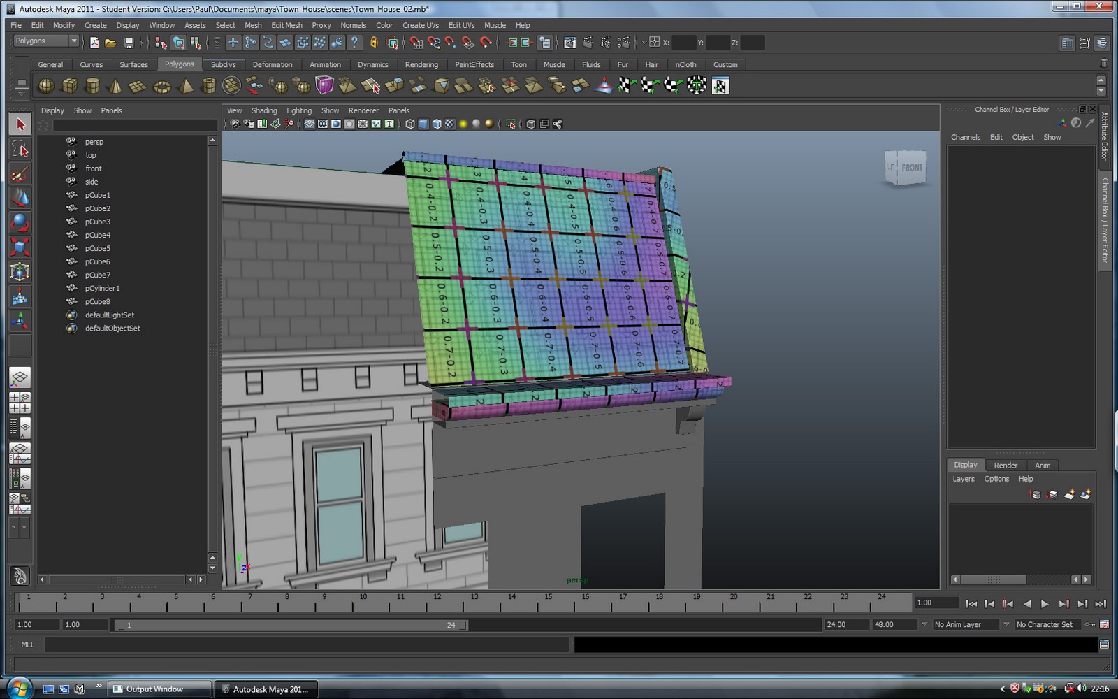 Lavey's Blog: Town House Maya Workshop