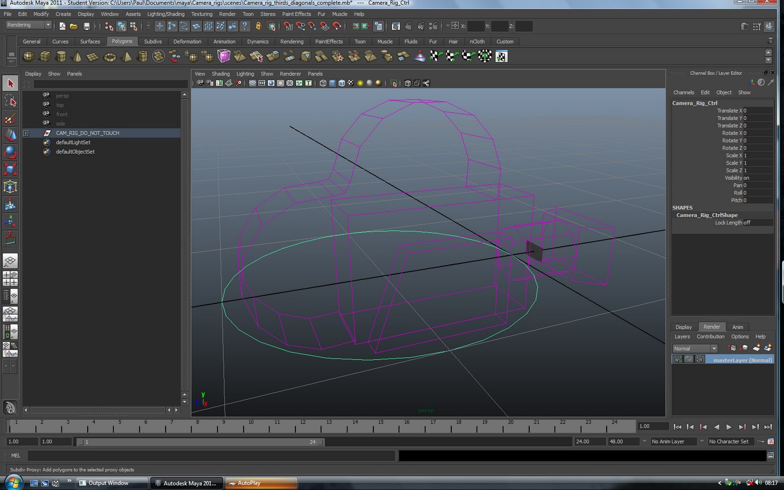 Lavey's Blog: Maya Camera Rig