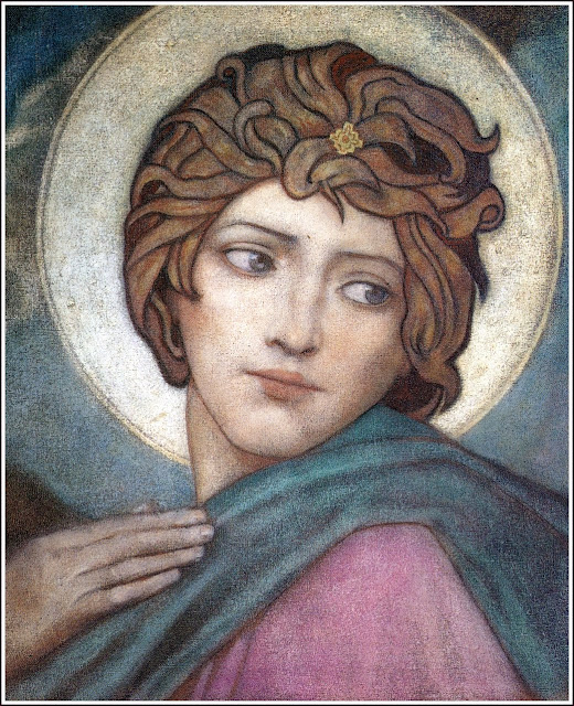 ART BLOG: John Duncan - Study for Saint Bride 1913