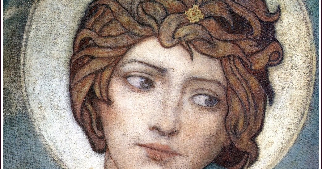 ART BLOG: John Duncan - Study for Saint Bride 1913