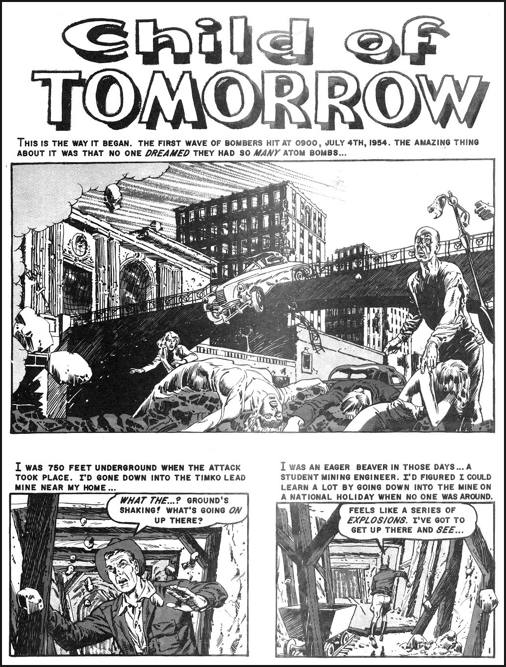 Pellucidar Offerings 3: EC 3D #3 (1954) With Reed Crandall Al ...