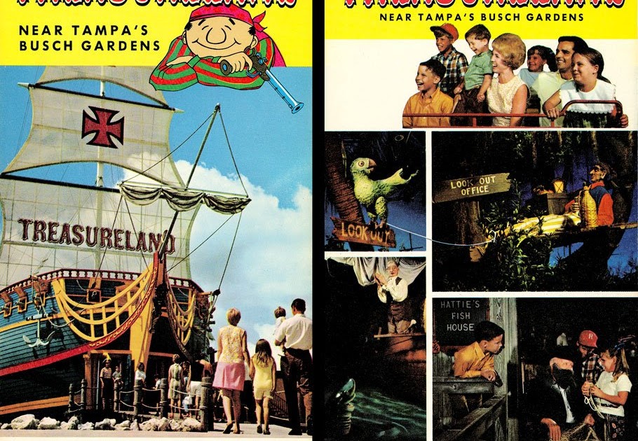 Neato Coolville: 1960'S TREASURELAND BROCHURE TAMPA FLORIDA